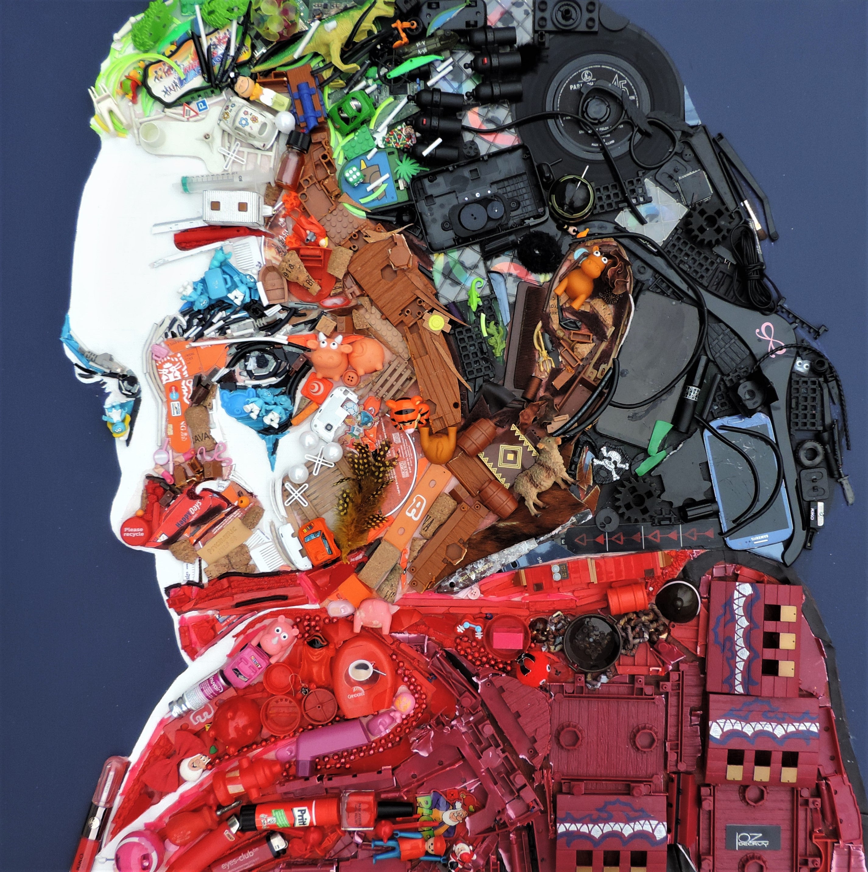 Portraits Recycle Art – Duurzame Gezichten van Creativiteit – RELIFE.WORLD